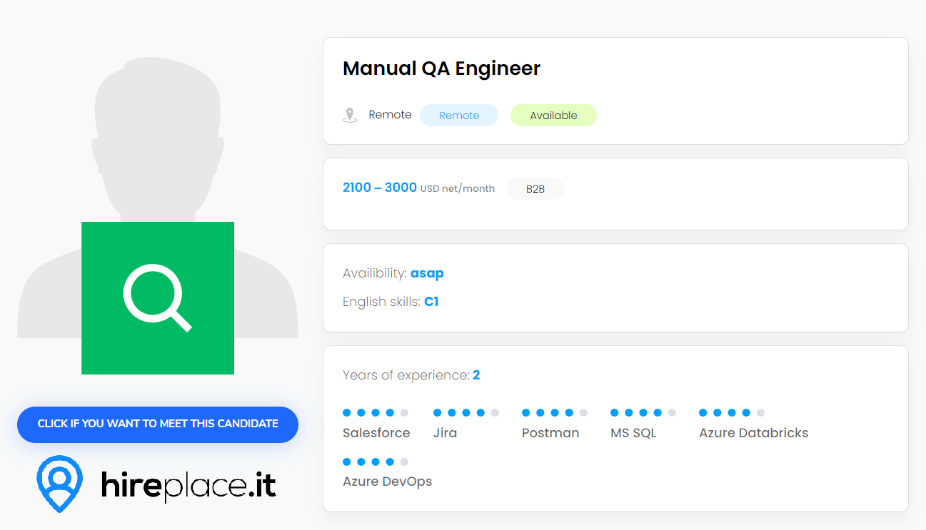 Manual QA Engineer - IT Recruitment Agency from Poland 🇵🇱 | Results up to 5 days!