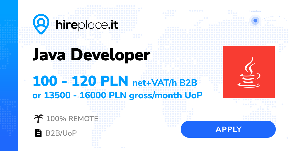 Java Developer - hireplace.it